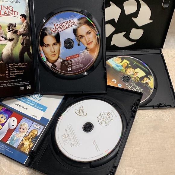 Media | 3 Dvds Johnny Depp Movies Alice In Wonderland Gilbert Grape ...